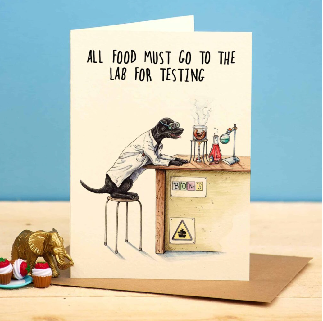 Lab Testing Greeting Card