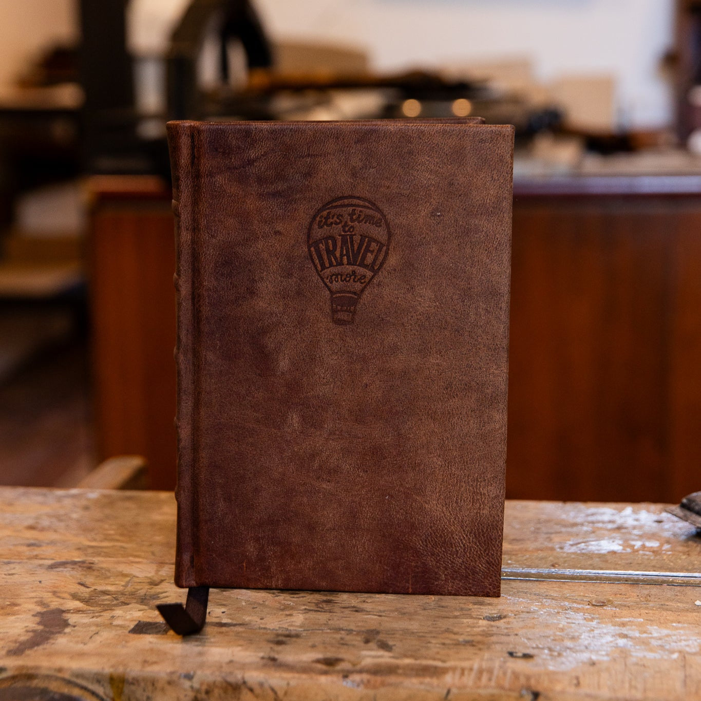 Leather Traveller’s Journal – Handmade & Personalised | SB Libris