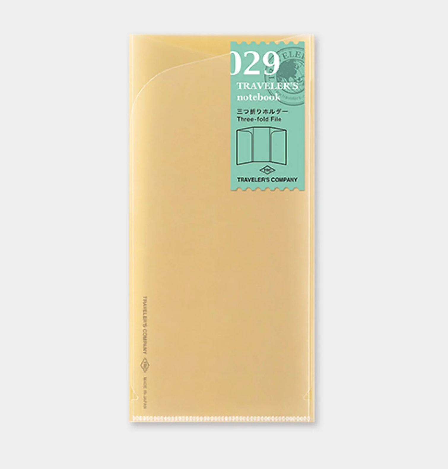 Traveler's Notebook Three Fold File