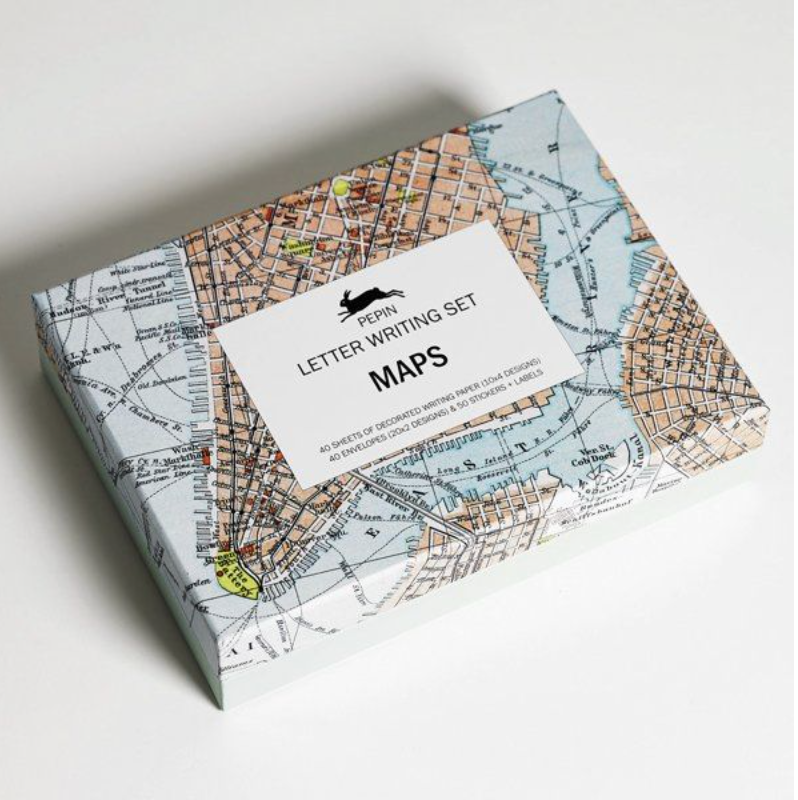 Letter Writing Set - Maps