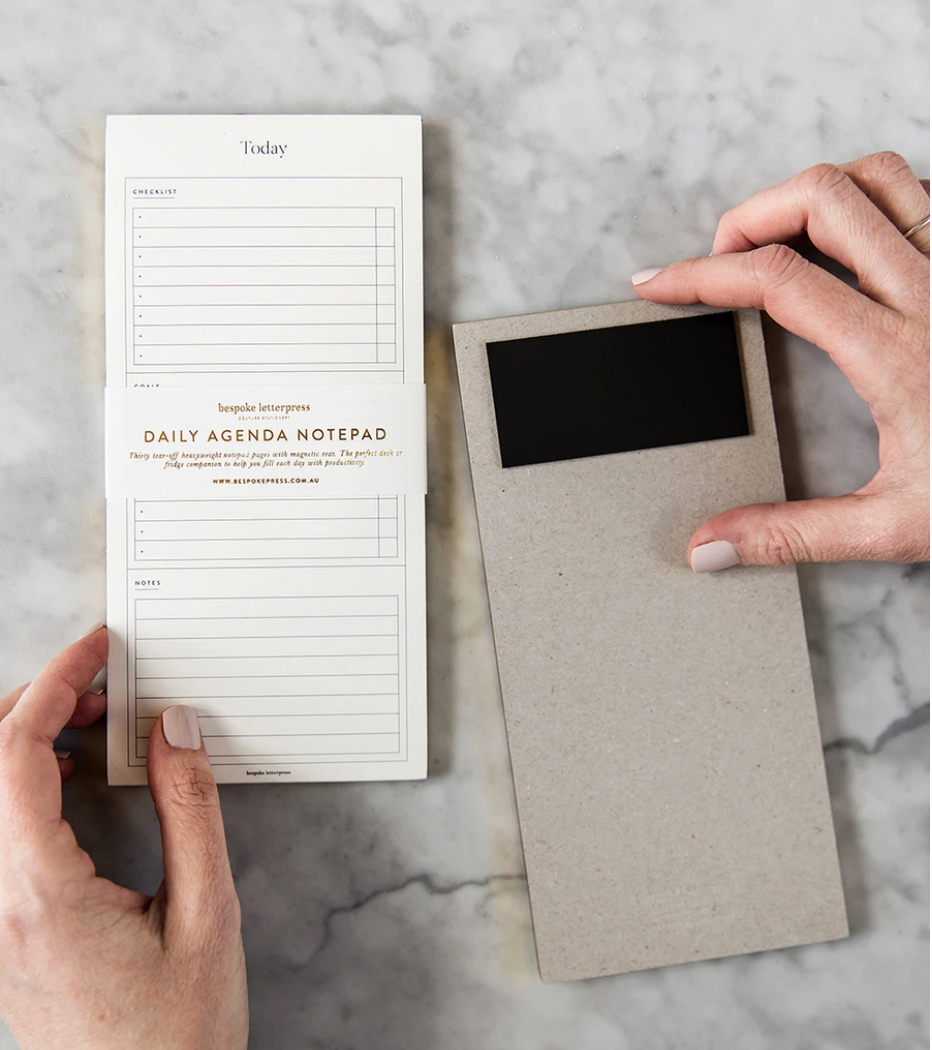 Daily Agenda Notepad