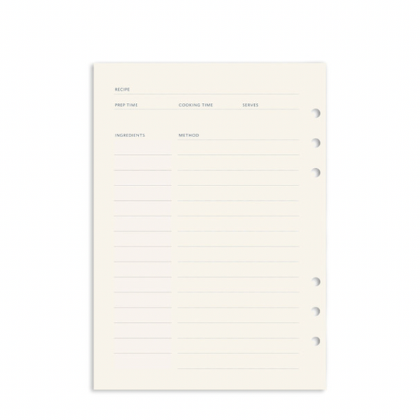 Cook - Planner Accessories Insert