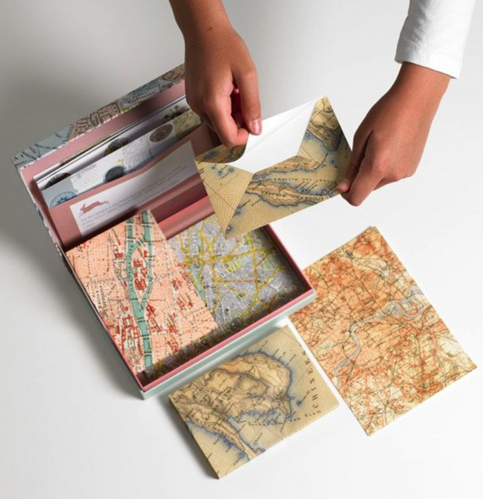Letter Writing Set - Maps